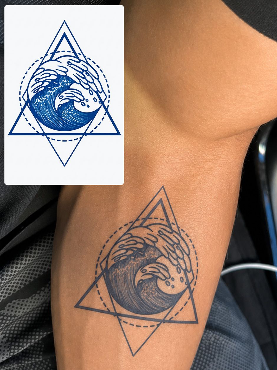 Tattoo'шки Временная тату без пленки 8*11см (темнеет через 24 часа), долговременная