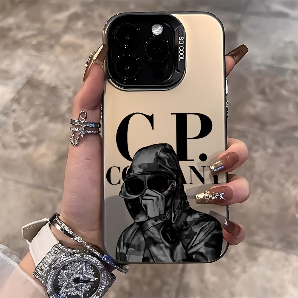 Чехол на Айфон 11 Про / IPHONE 11 PRO черный с принтом C.P. Company силиконовый ударопрочный