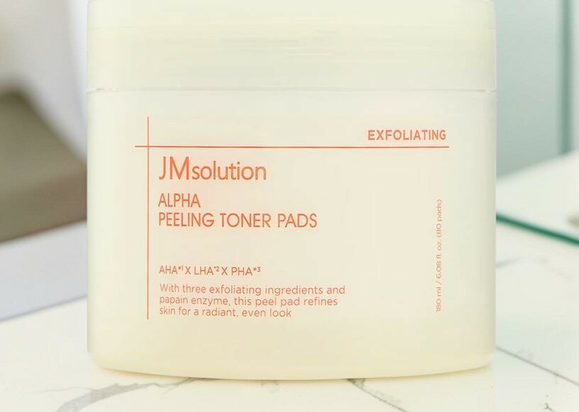 Отшелушивающие диски JMsolution Alpha Peeling, для лица, с эффектом обновления кожи