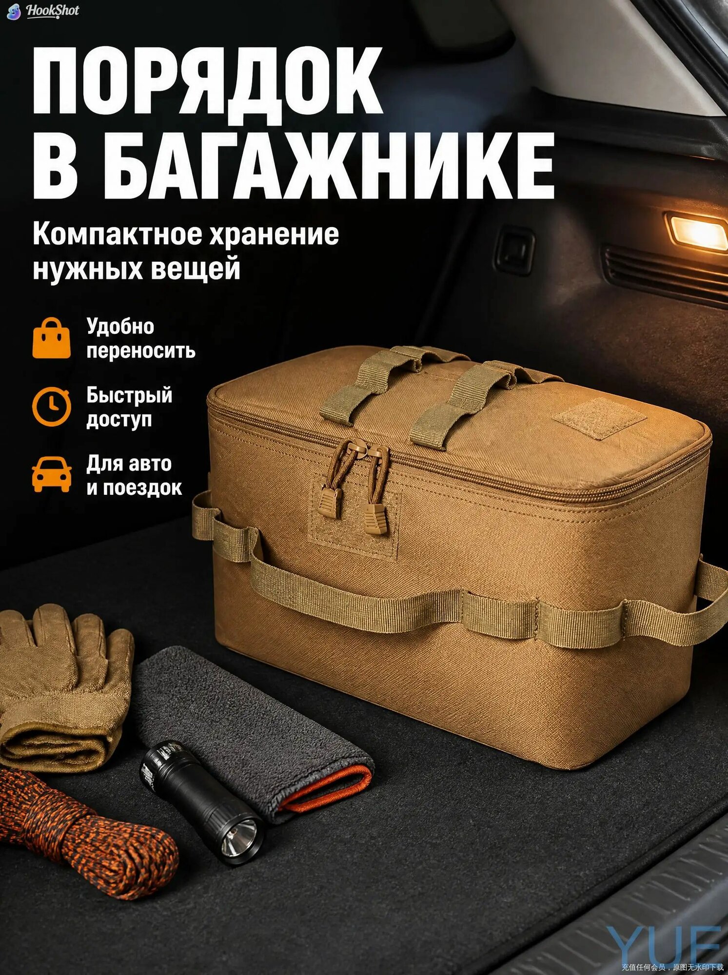 Тактический термобокс песочного оттенка, премиум изотермическая сумка для выездов на природу, туристических экспедиций и загородных пикников