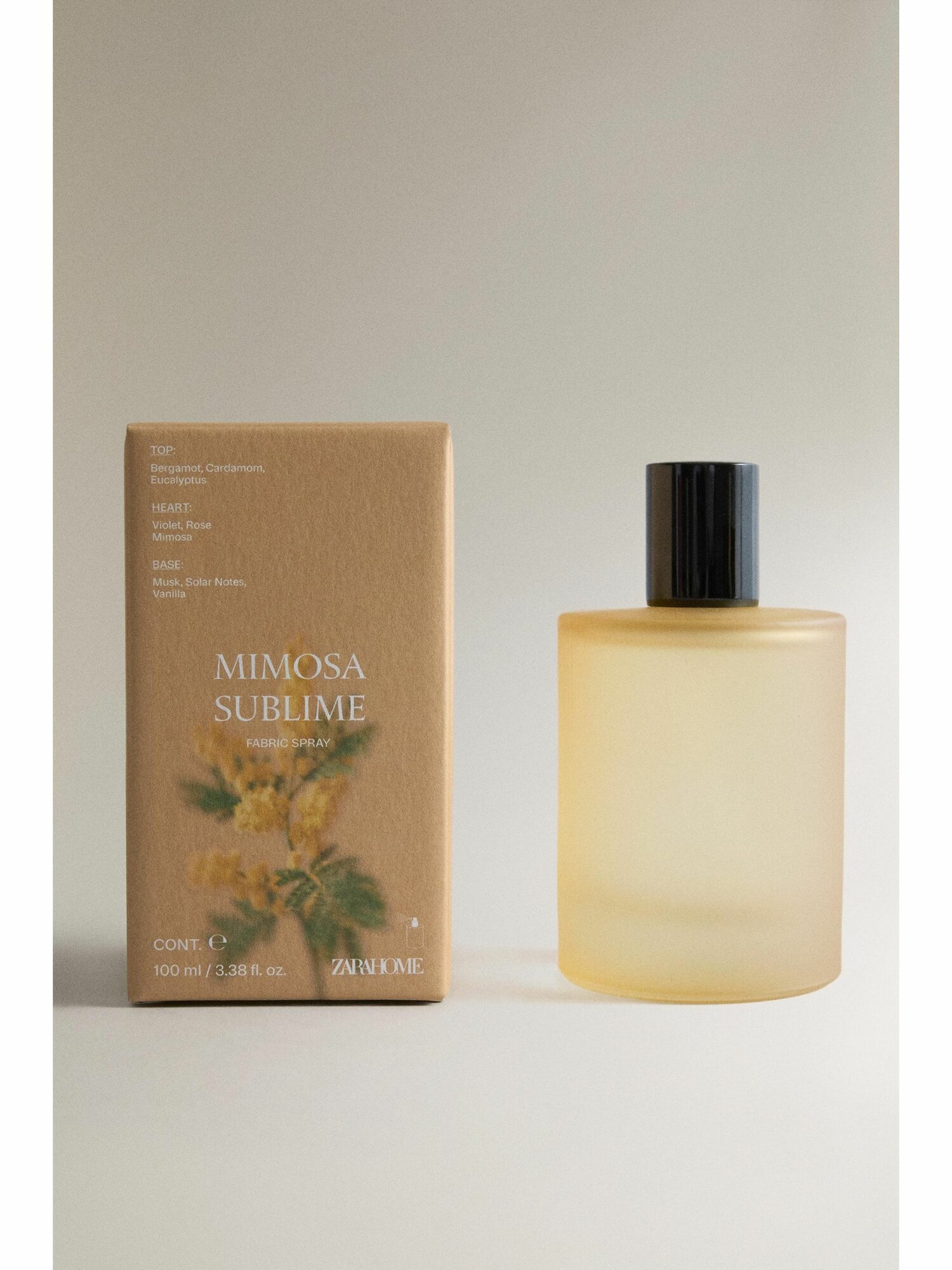 Ароматический диффузор Освежитель для ткани Zara Mimosa Sublime, 100 мл