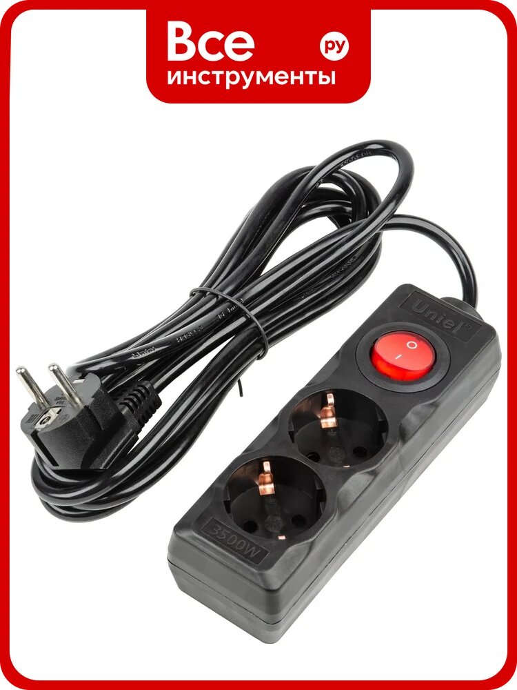 Удлинитель Uniel S-GCU2-3B BLACK UL-00010011