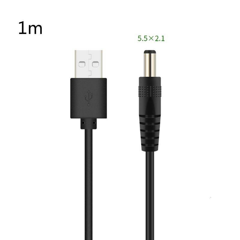 USB-кабель для зарядки 5.5x2.1/2.5/3.5x1.35/4.0x1.7/2.5x0.7 мм, DC/5521 - 1 метр