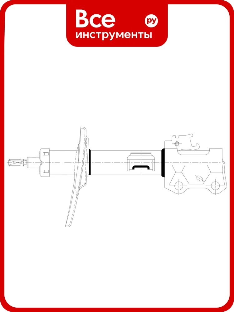 Амортизатор (стойка) передний правый для автомобиля Toyota Rav4 (13-)/Lexus NX (14-) TRIALLI AG 19365