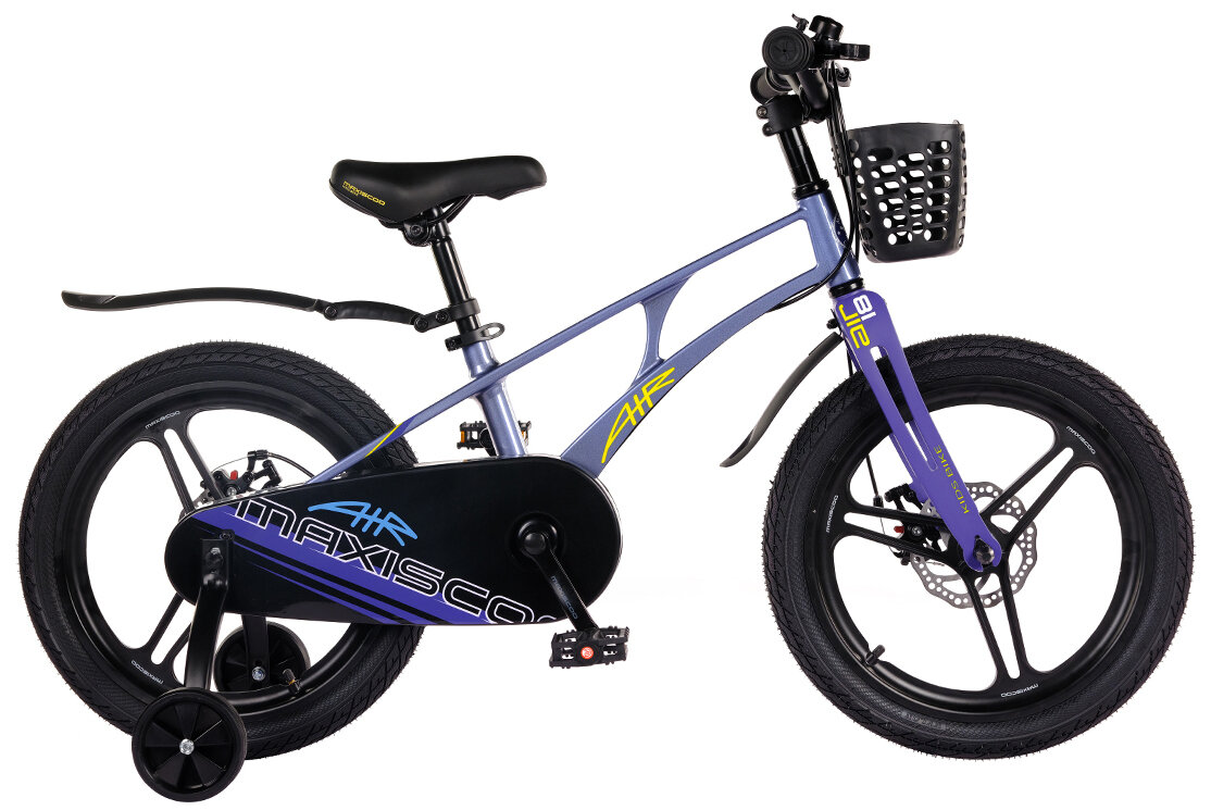 Детский велосипед Maxiscoo Air Pro 18" (2024) 18 Светло-синий (115-130 см)