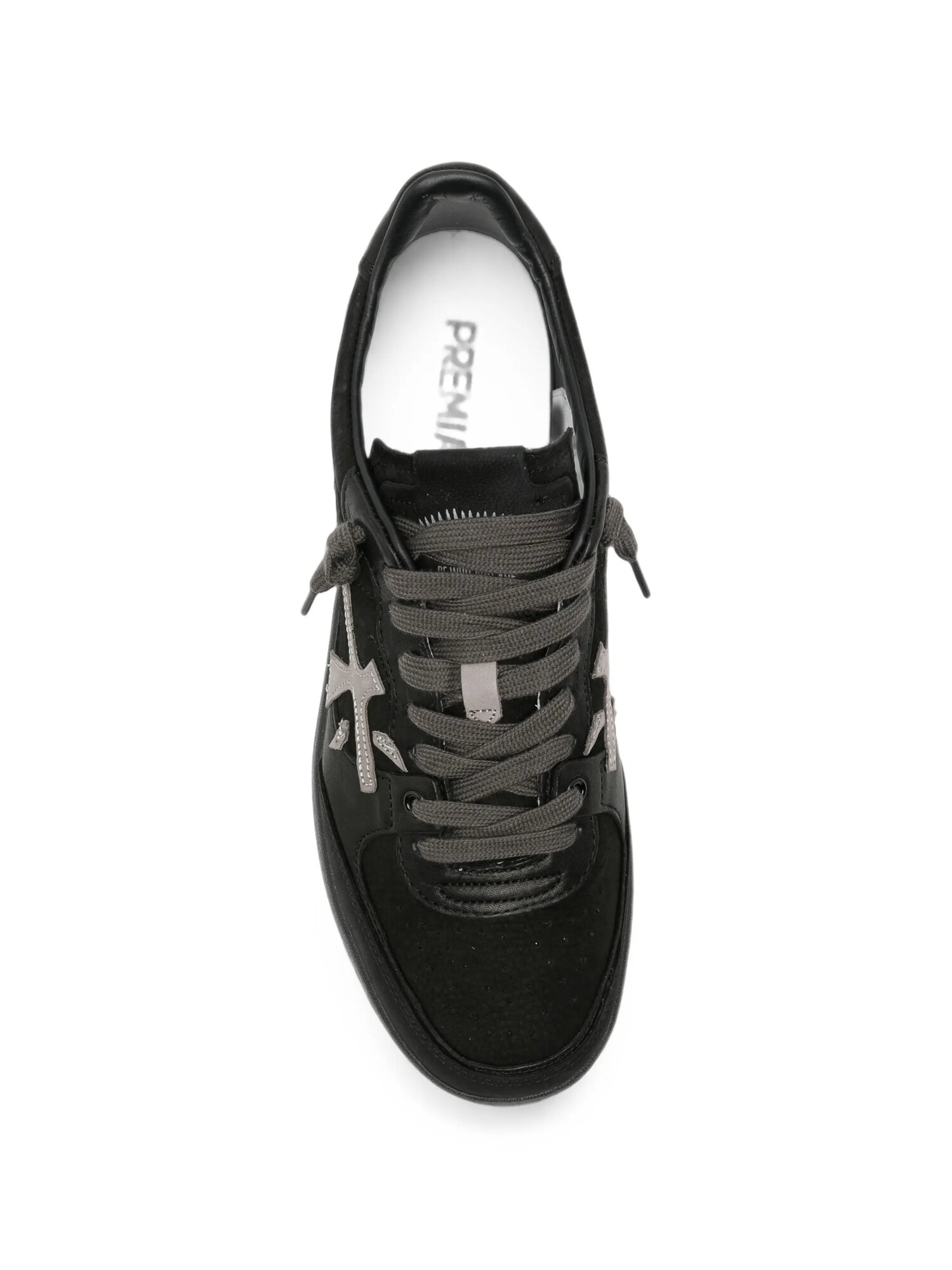 Кроссовки PREMIATA Bskt Clay 8713 logo-patch sneakers, размер 42, черный — фото 1