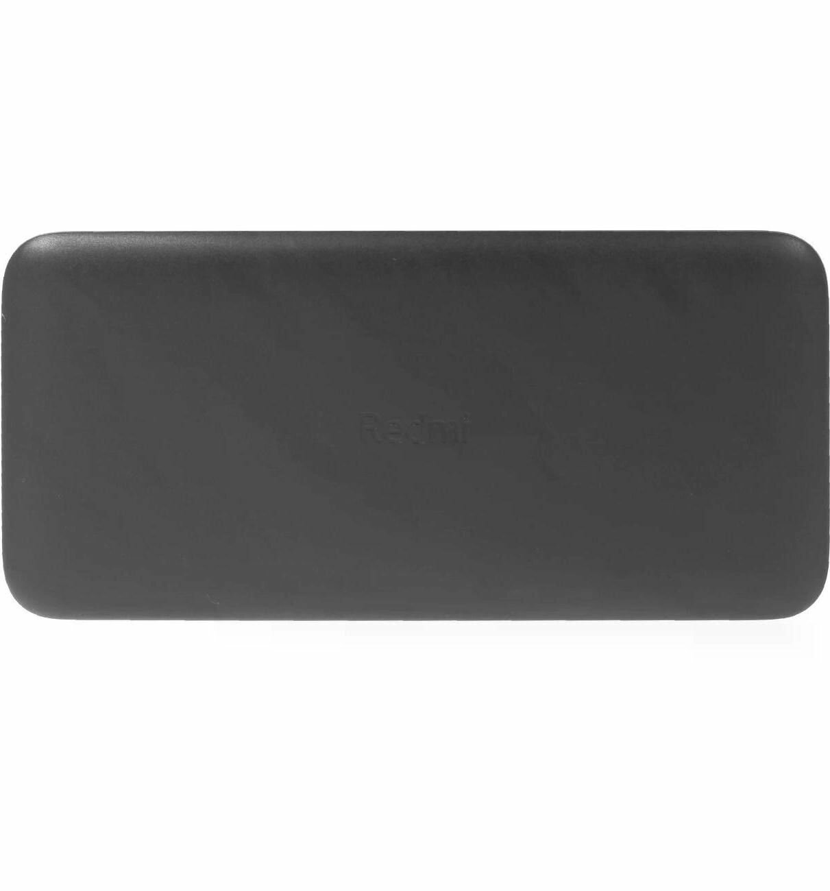 Мобильный аккумулятор Xiaomi Redmi PB200LZM 20000mAh QC3.0 18W 2.4A 2xUSB-A черный (VXN4304GL)