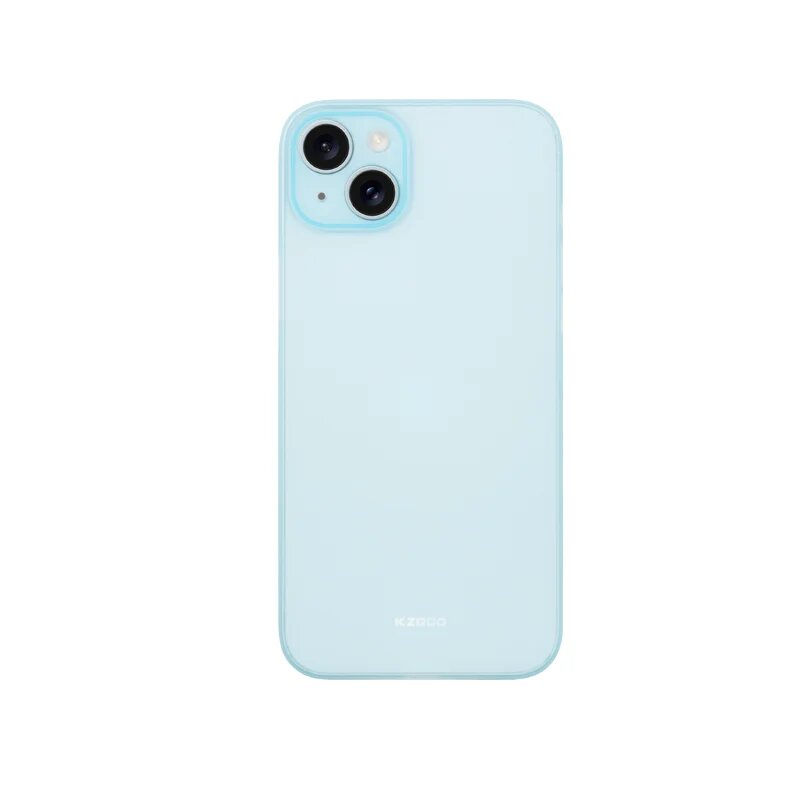 Чехол для iPhone 15 Sierra Blue, голубой, KZDOO