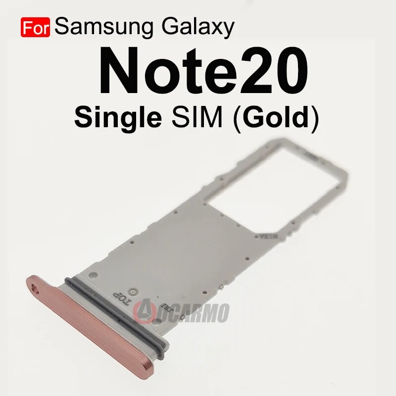 SIM лоток Samsung Galaxy Note 20, Single SIM Gold