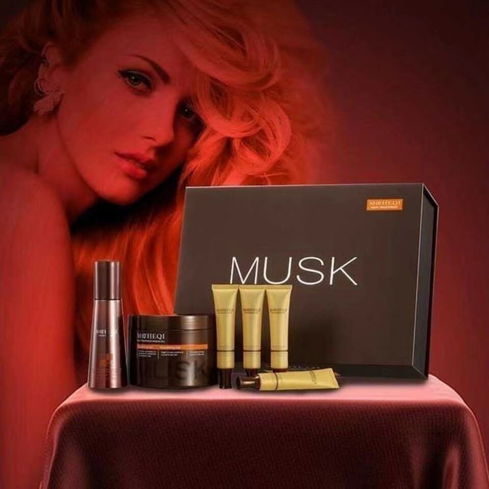 Mocheqi Musk Нутри-комплекс (Маска 1000мл, сыворотка-спрей 150мл, сыворотка 4*30мл) Mocheqi Musk