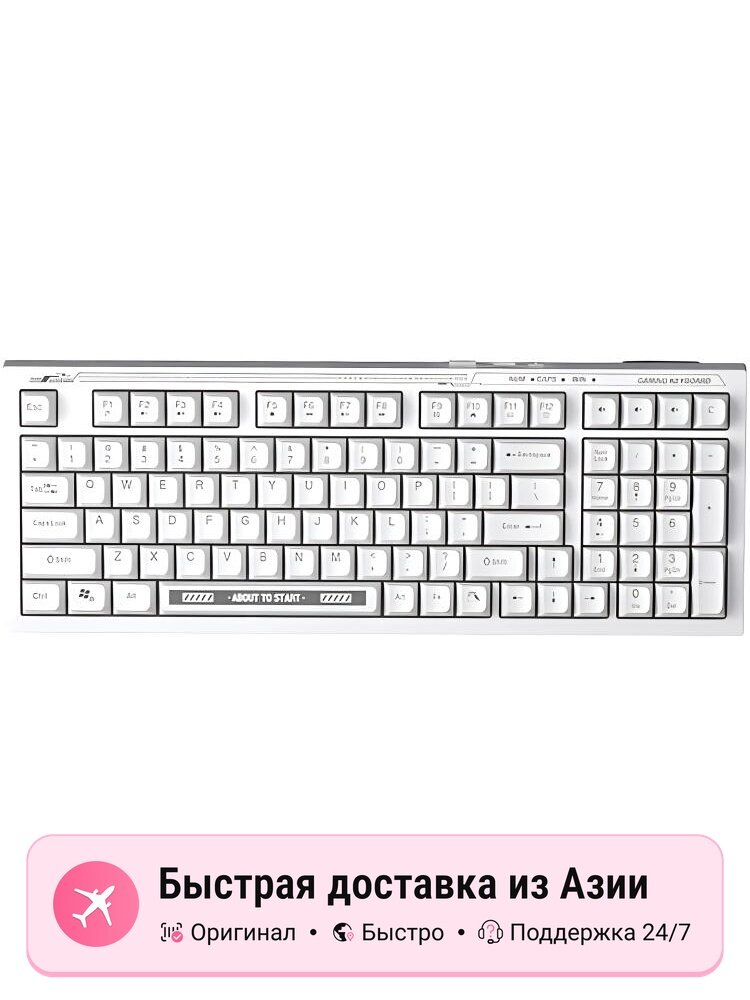 Комплект клавиатура и мышь HP K300 Elegant White, черный
