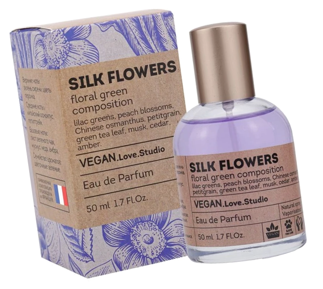 Delta Parfum Vegan Silk Flowers женская парфюмерная вода 50 мл - Дельта парфюм Лав Студио Флауэрс