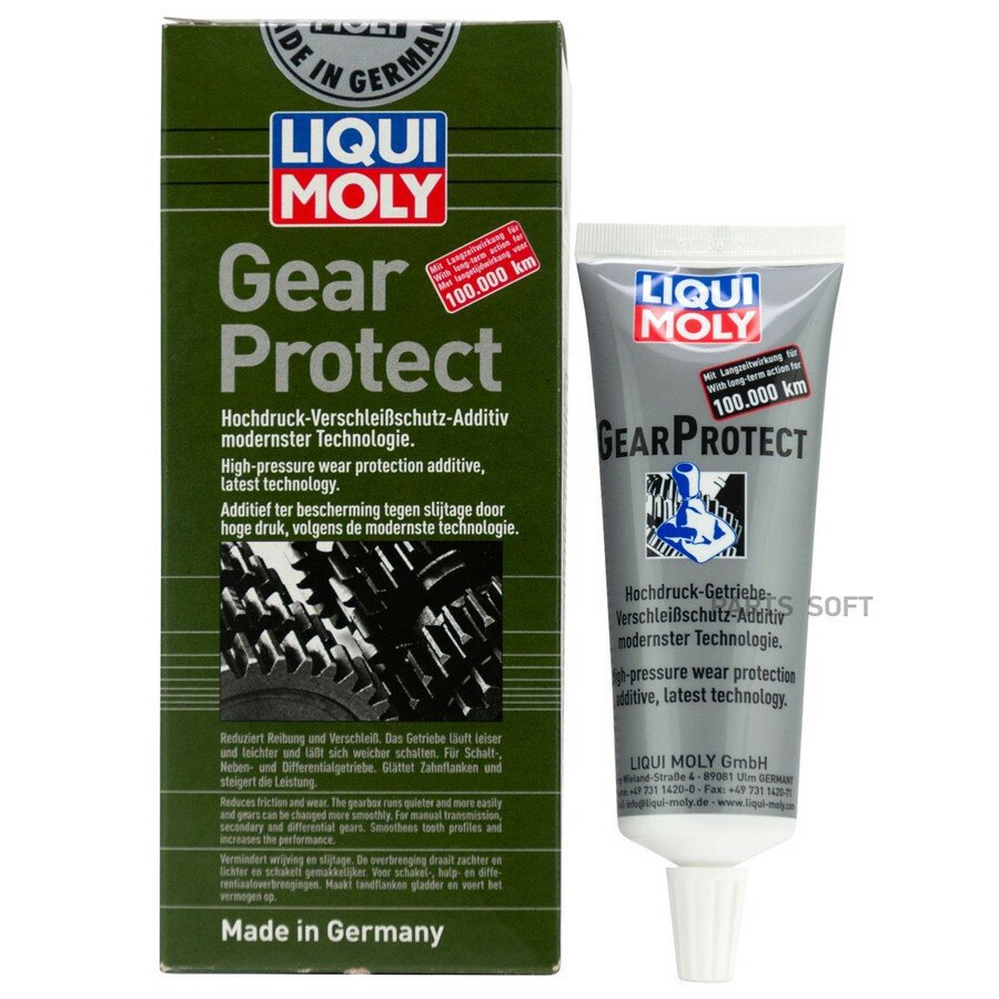 LiquiMoly GearProtect 0.08L средство для долговременной защиты трансмиссии !\ от официального дистрибьютора, LIQUI MOLY, артикул 1007