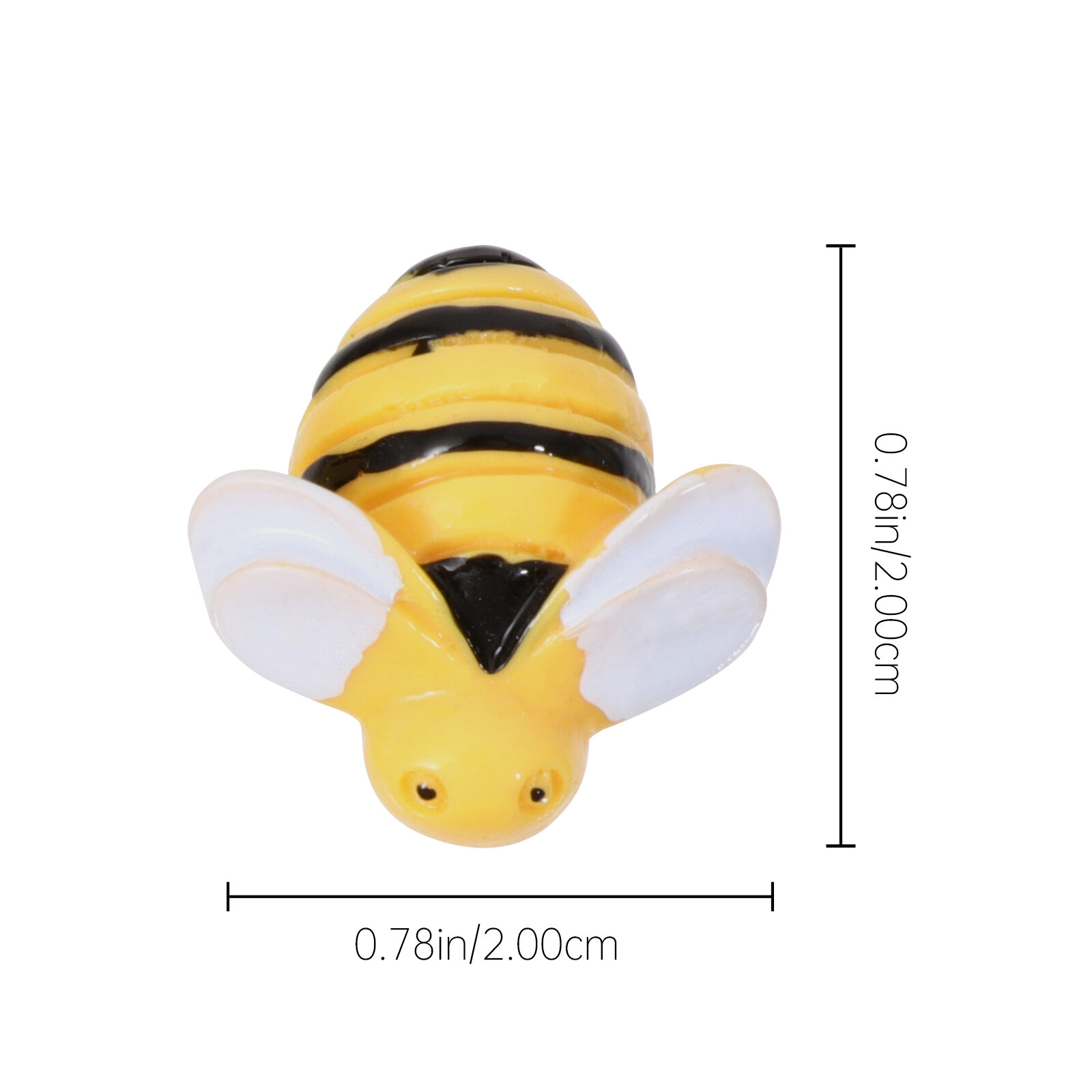 20шт Магниты Для Холодильника В Forme Пчелки Желтого Цвета 2X2Cm