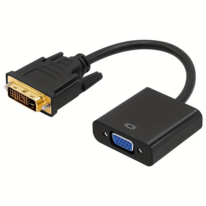 Переходник с VGA на DVI с поддержкой 1080P для подключения монитора и компьютера