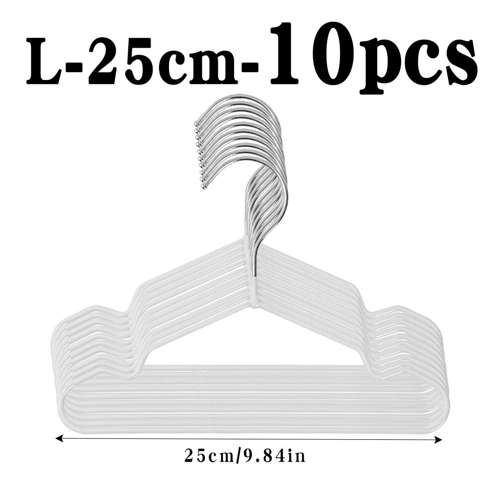 Набор из 10 вешалок для одежды домашних животных White L 10pcs