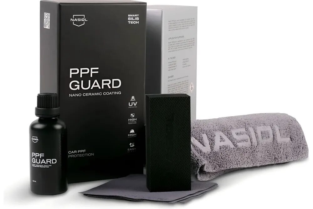 Nasiol PPF Guard 50 мл. набор. Защитное керамическое покрытие для пленки PPF