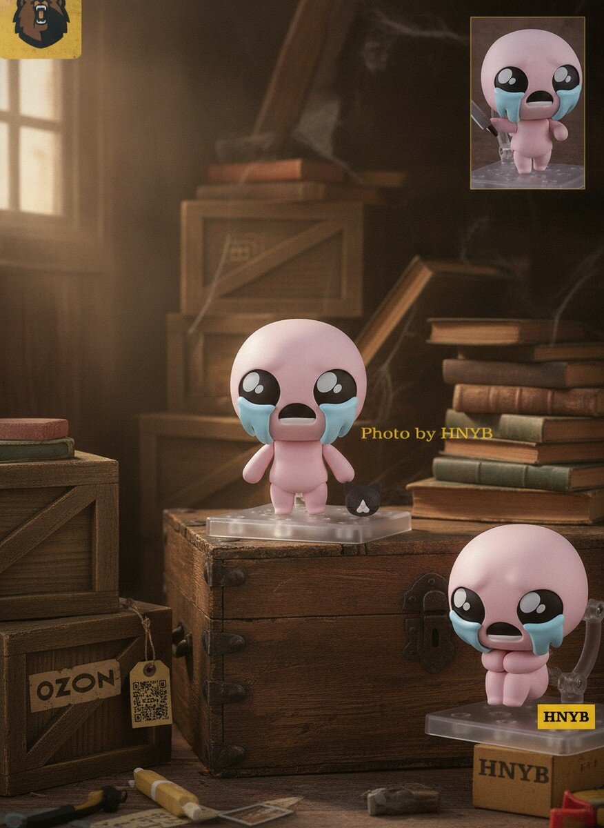 Фигурка Исаак / The Binding of Isaac Нендороид Подарок для фаната (10 см) 2649