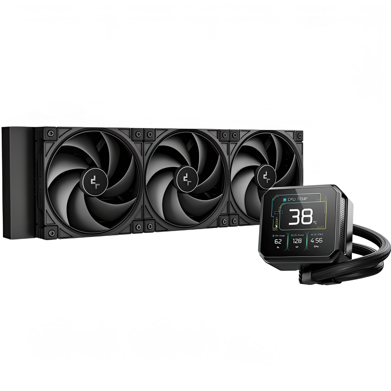 Система водяного охлаждения DeepCool SPARTACUS 360, черный (R-SPT360-BKDSMP-G-1)