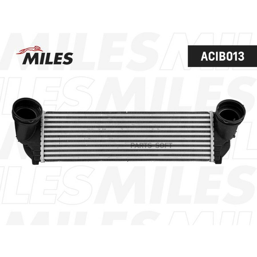 Интеркулер BMW F15 2.0-3.0/4.0D 13- от официального дистрибьютора, MILES, артикул ACIB013
