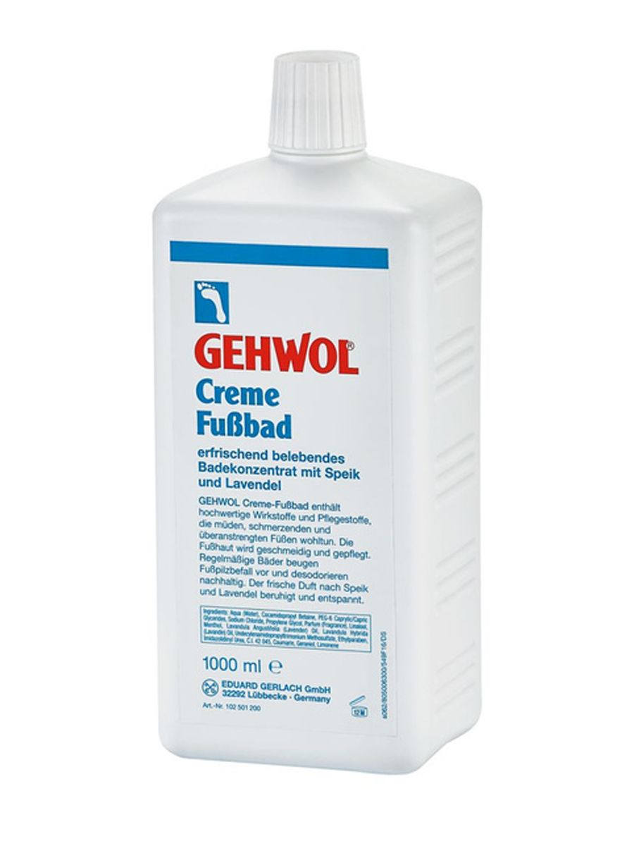 Крем ванна Gehwol Creme FusBad Лаванда 1000 мл для ног