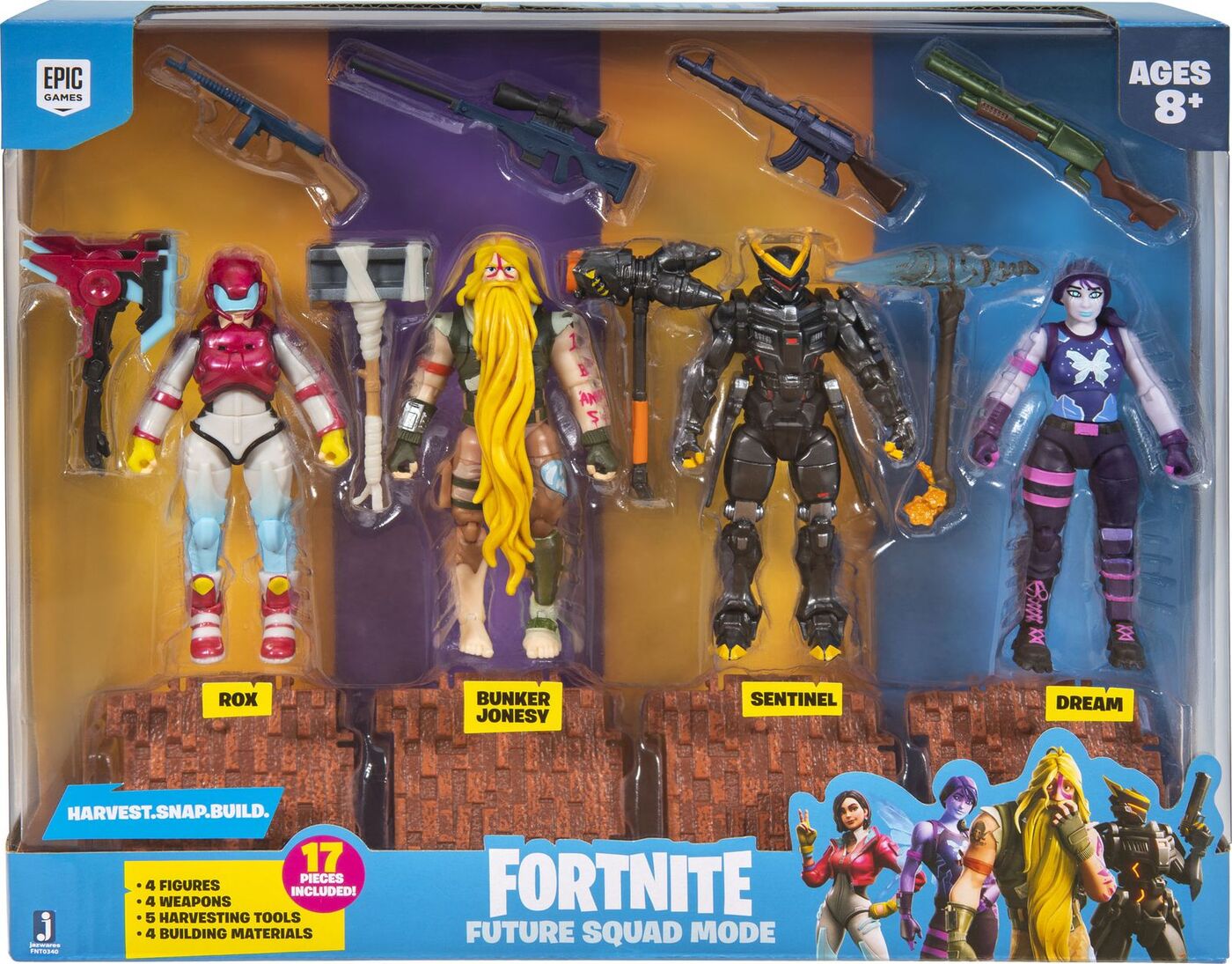 Набор фигурок Fortnite 4 шт, с аксессуарами (FNT0340)