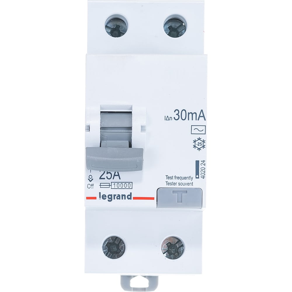 ВДТ RX3 Legrand 30мА 25А 2П AC 402024