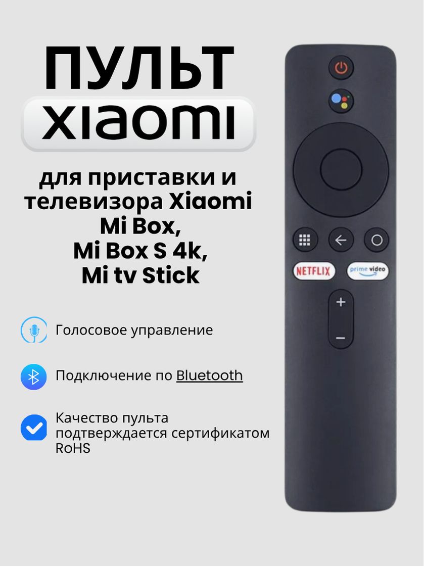 Пульт голосовой XMRM-00A для приставки Xiaоmi Mi