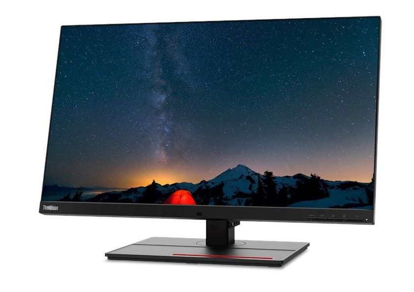 Монитор Lenovo 27" P27u-20 Black/Red, 16:9, IPS, 3840 x 2160, 4ms, 450cd, 60Hz, 2xHDMI, 1xDP, 3xUSB, USB-C, 1xThunderbolt, LAN, SPK HAS