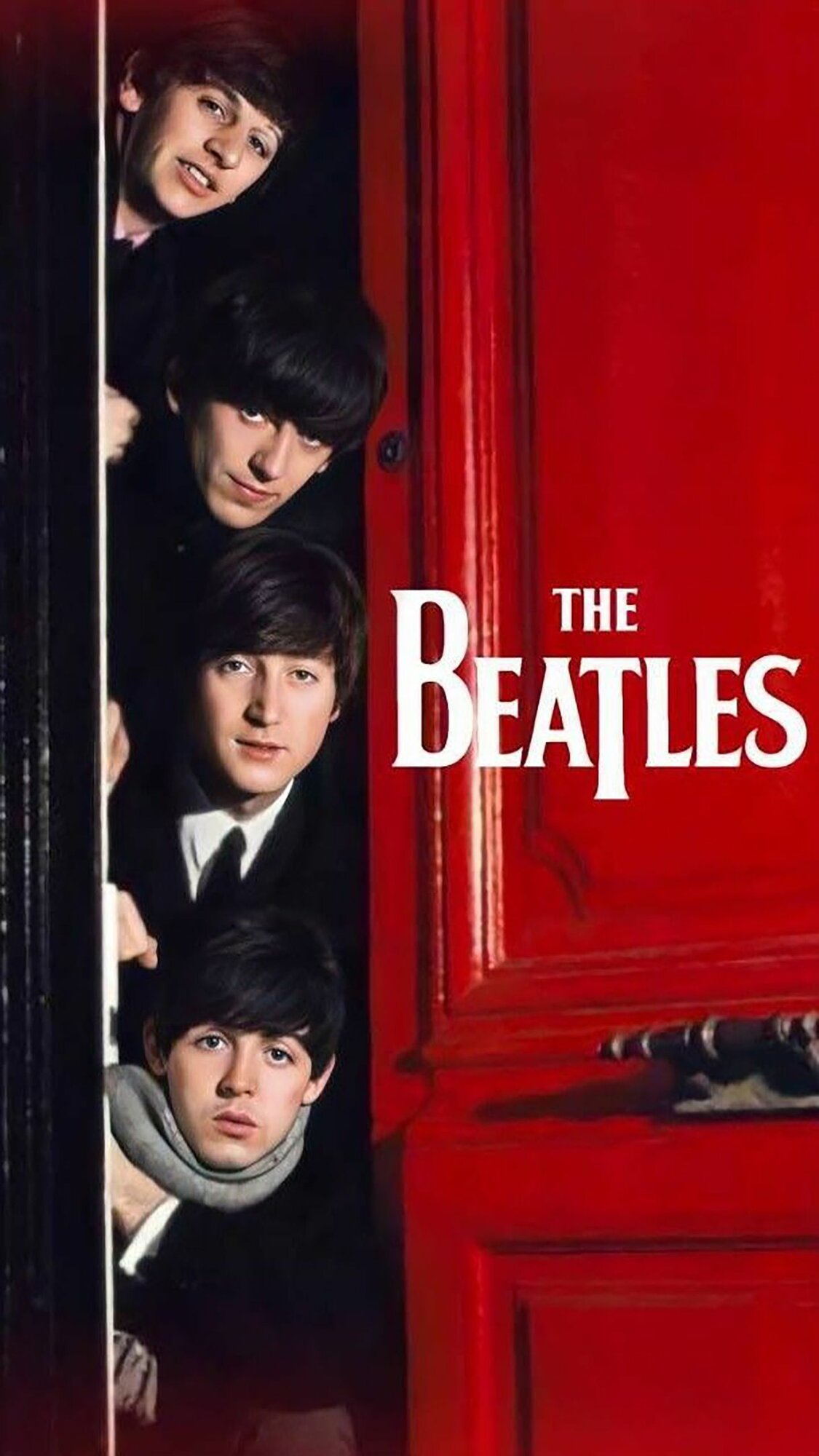 Плакат постер The Beatles - размер 60Х110 см
