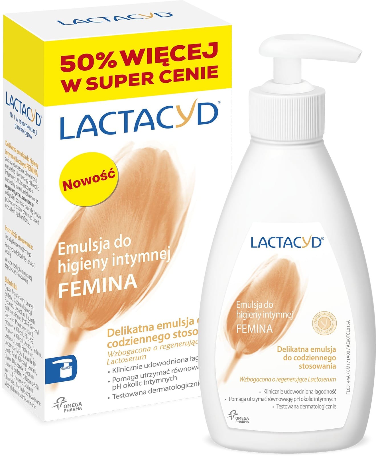 Средство для интимной гигиены Lactacyd Femina, 300 мл