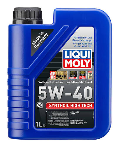 Синтетическое моторное масло Liqui Moly Synthoil High Tech 5W-40, 1л