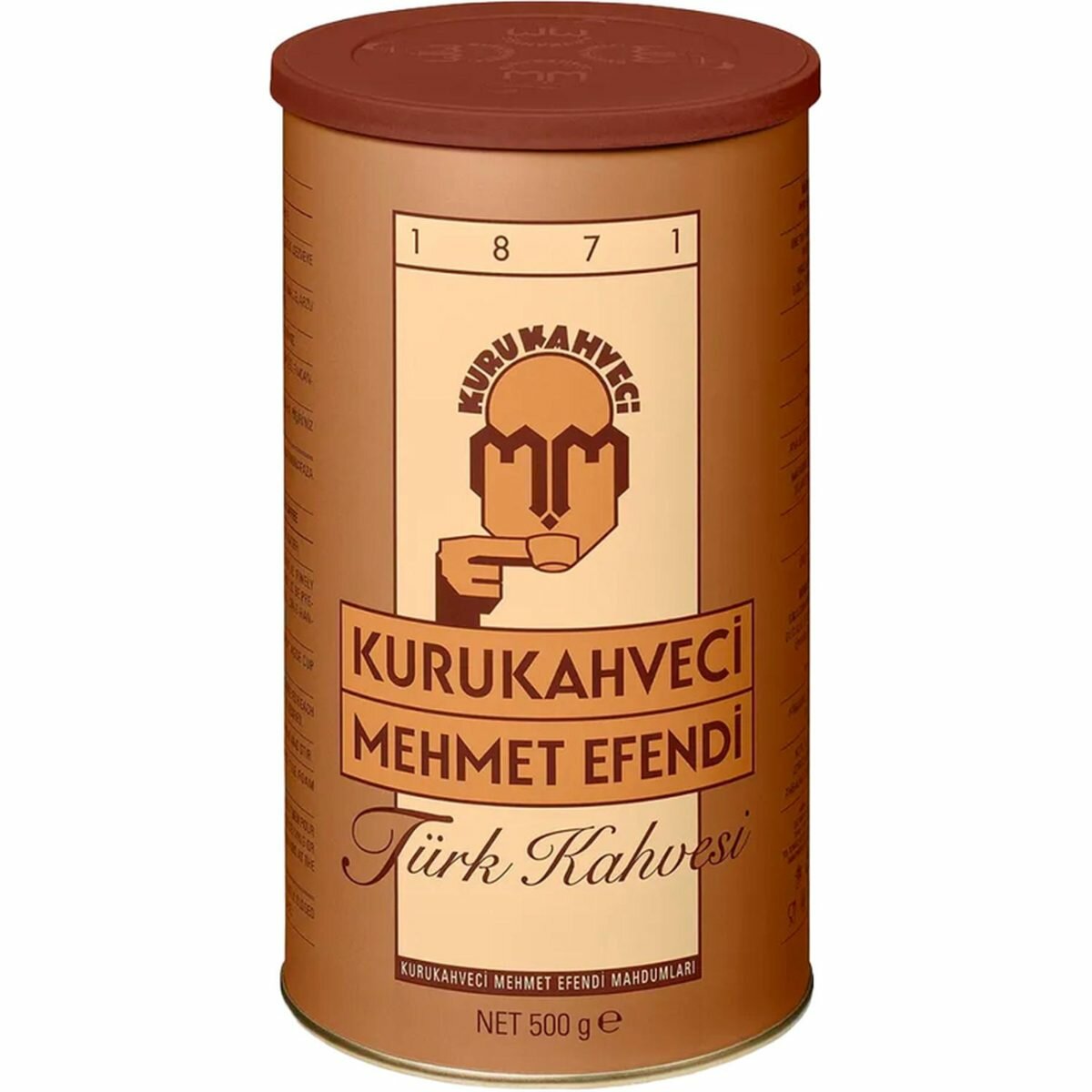 Кофе молотый Kurukahveci Mehmet Efendi турецкий ж/б 500г (2264619), 1шт.