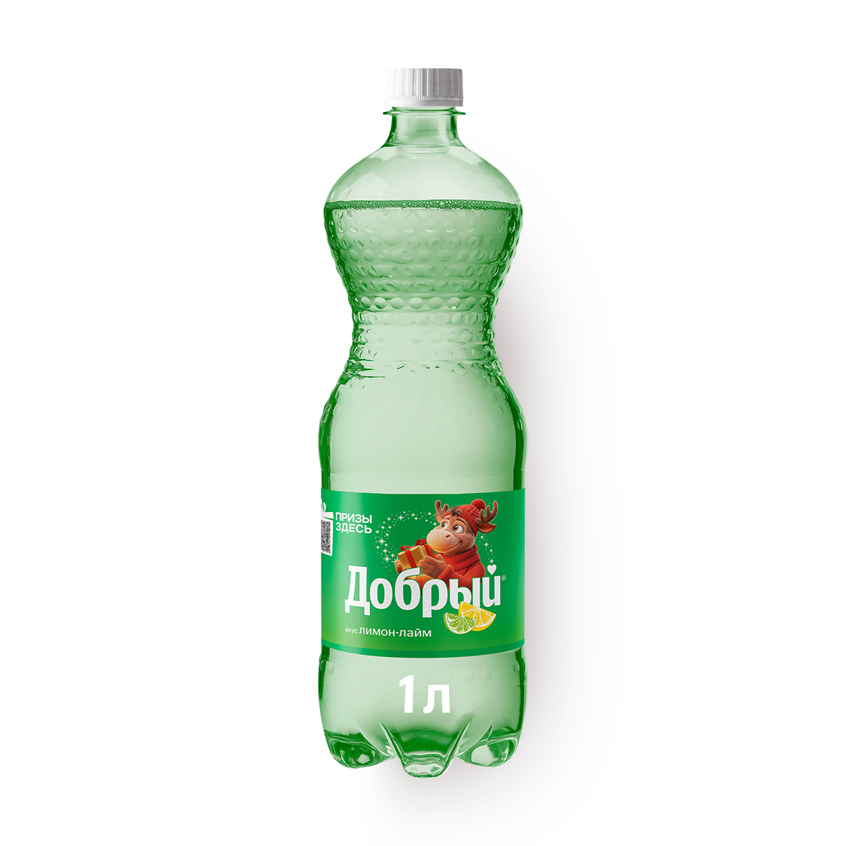 Напиток Добрый "Лимон-Лайм", газированный, 1 л, пластиковая бутылка