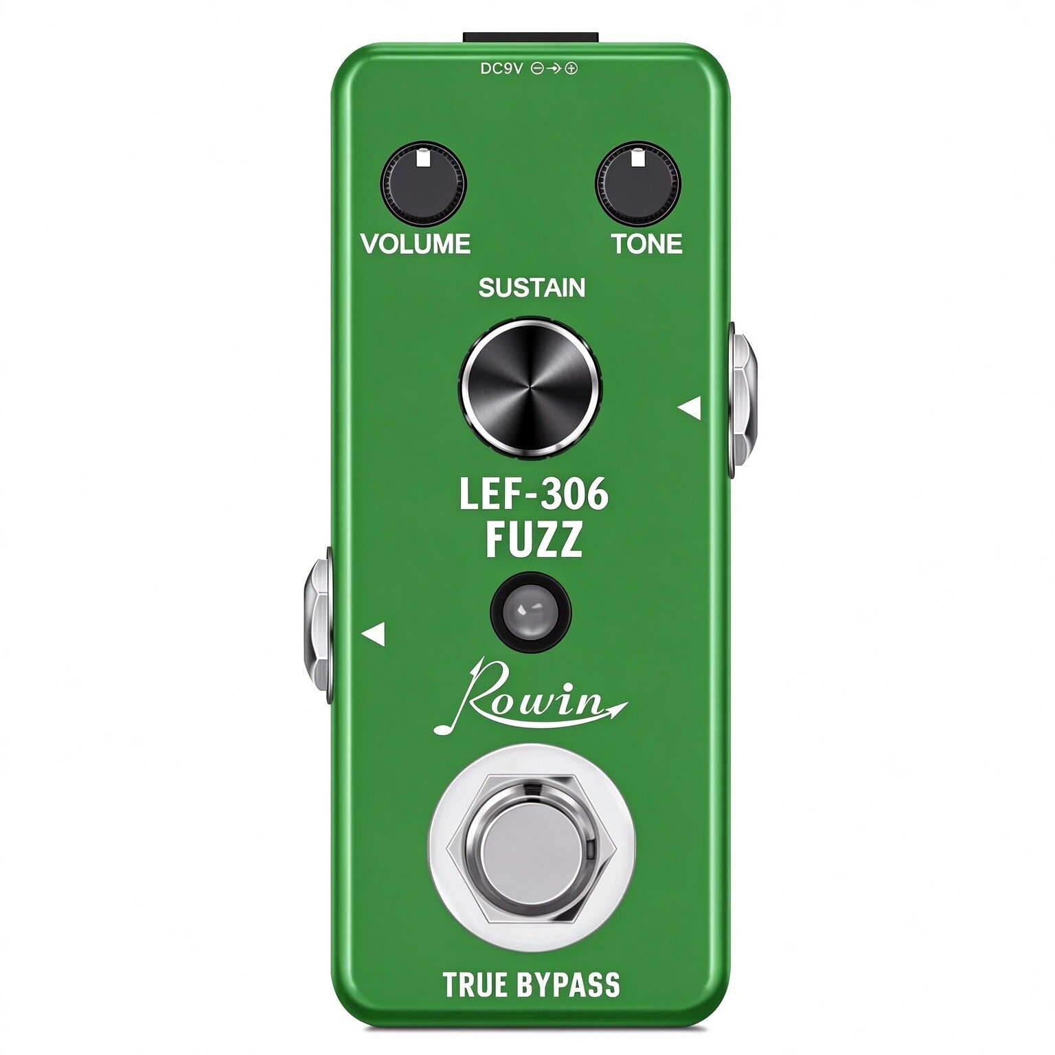 Rowin LEF-306 Винтажный педаль фузера Firecream для гитары, чисто аналоговый эффект фузера 70-х годов для гитары и баса, психоделический гаражный блюз