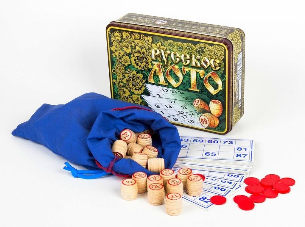 Лото Десятое королевство "Русское. Русские узоры" в жестяной коробке (01776)
