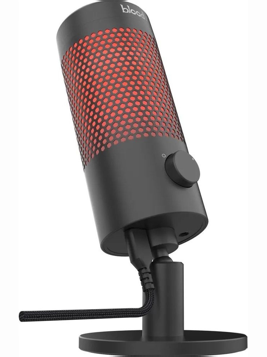 Микрофон проводной A4Tech Bloody GM30, 2.5м, черный (GM30)