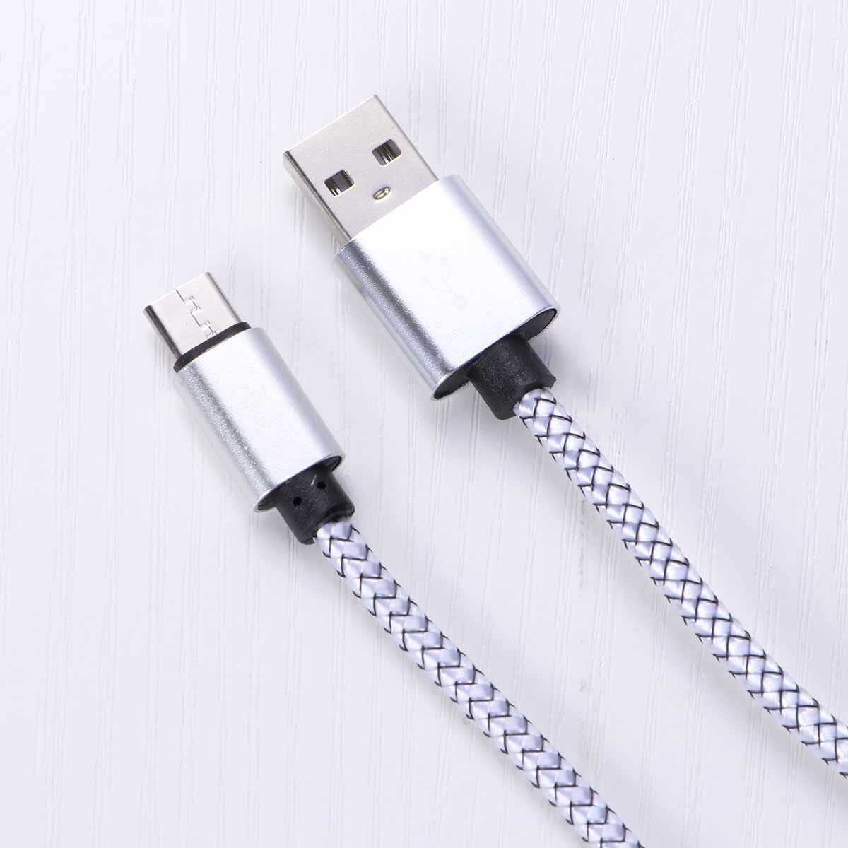 USB Type C Кабель Для Быстрой Зарядки И Передачи Данных 2M Подходит Для Многих Устройств С Type C 200.00X1.50X0.80CM