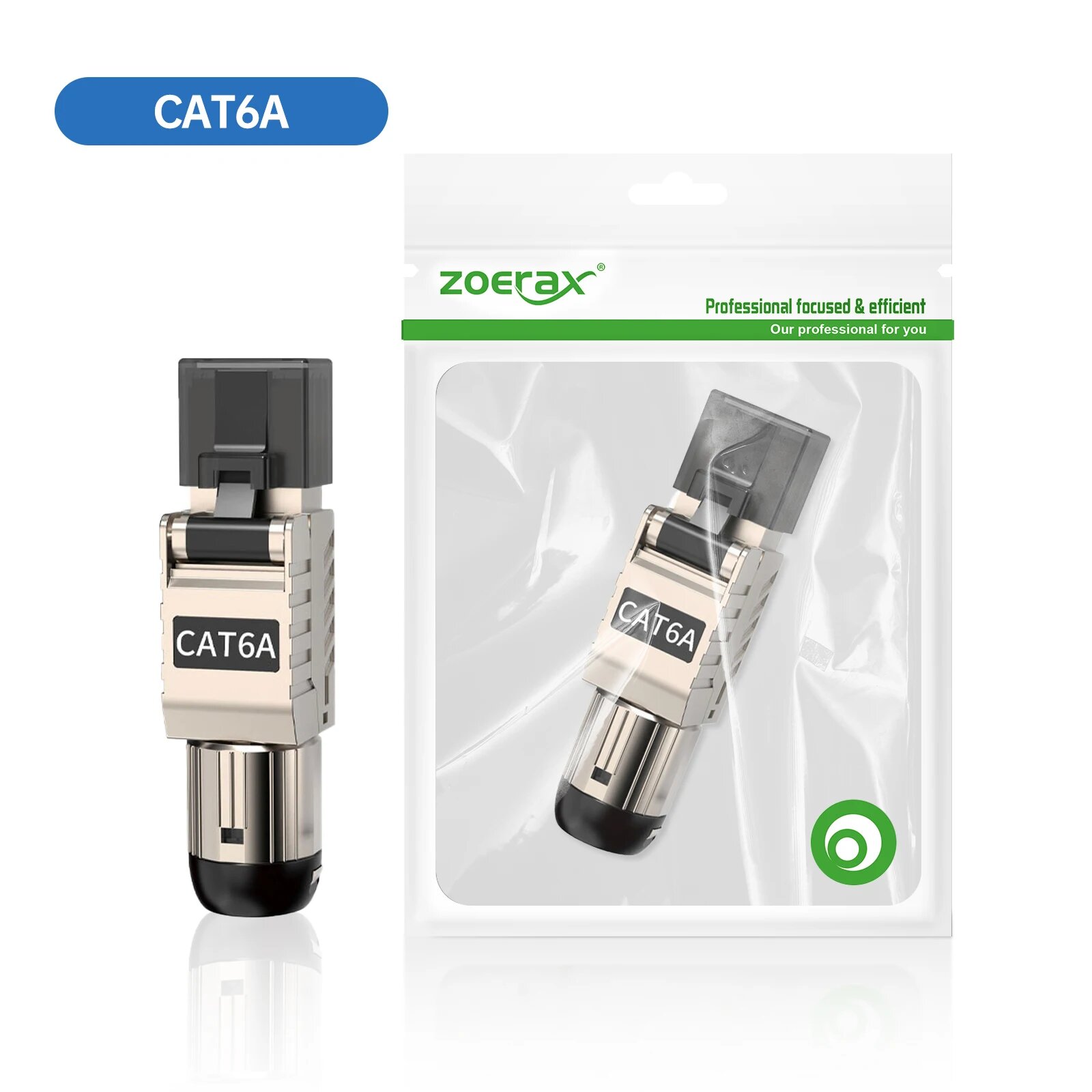ZoeRax RJ45 Cat6A разъемы, 30шт