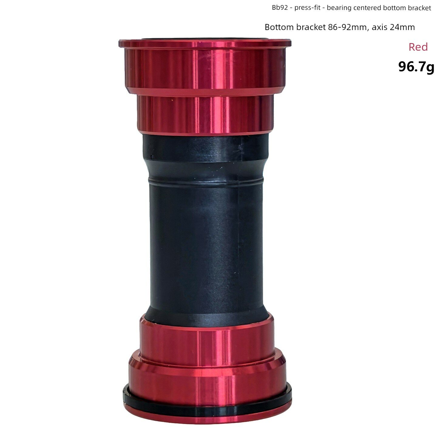 BB92 Пресс-фит Подшипник для Велосипедов Road MTB, Совместимость с Shimano SRAM, Красный Цвет, 1 шт.