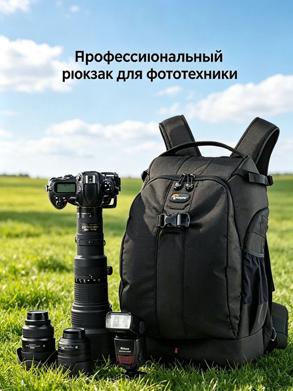 Lowepro Flipside 500 AW Профессиональная сумка для фотоаппарата, рюкзак для фотосъемки большой емкости