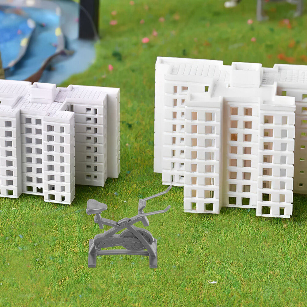 Миниатюрное Фитнес Оборудование, Декоративная Модель, Пластик, 3.50X3.50X1.30 См, 1 Шт