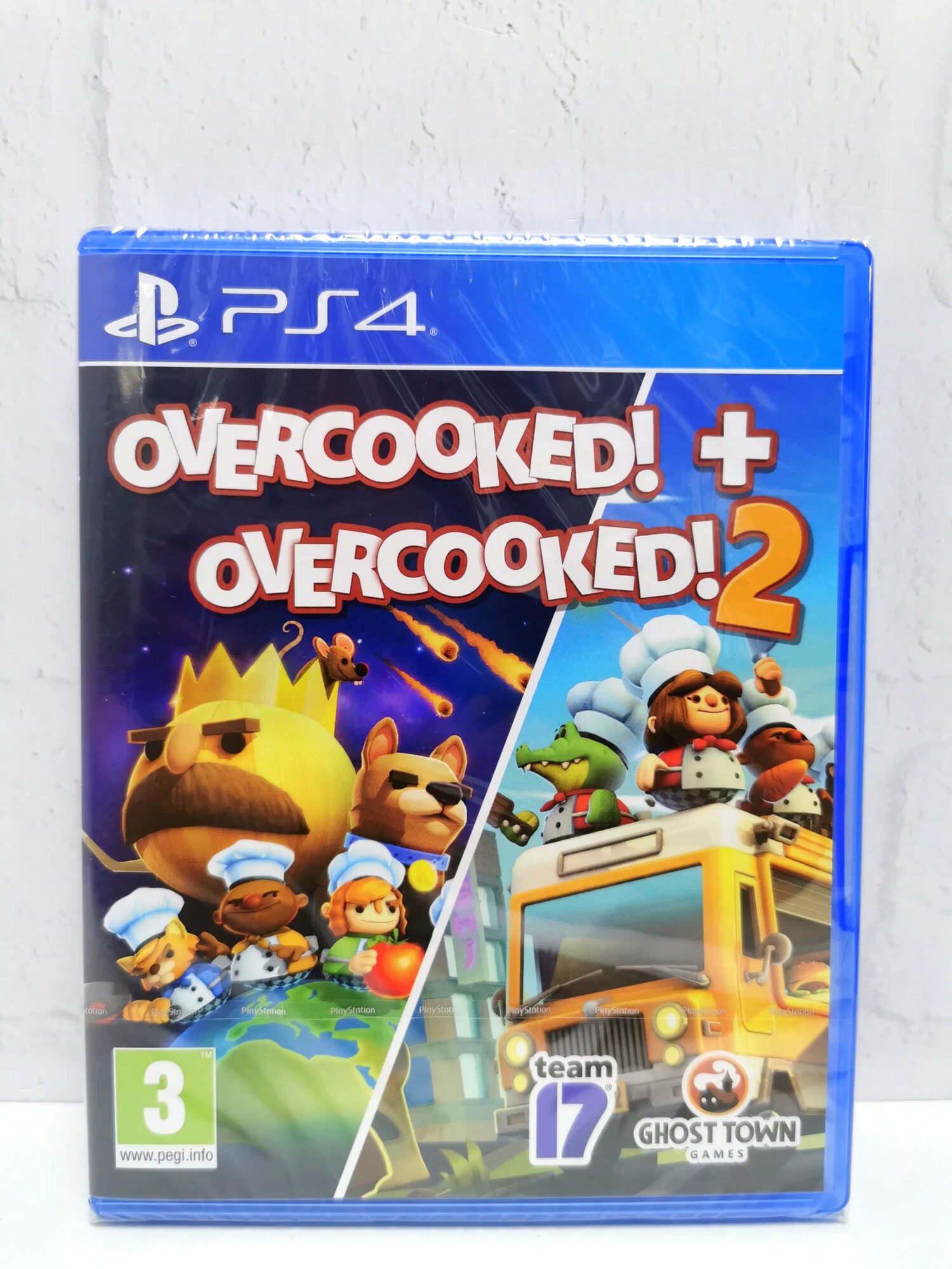 Overcooked + Overcooked 2 Английский язык CUSA 17662 Видеоигра на диске PS4 / PS5