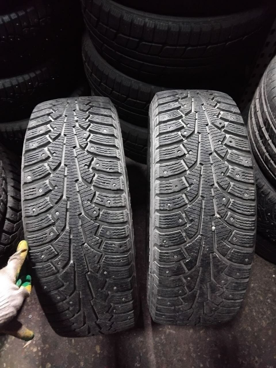 Комплект (2 шт) зимних БУ шин Nokian Tyres Nordman 5 SUV 215/60 R17 20% износ UID444173