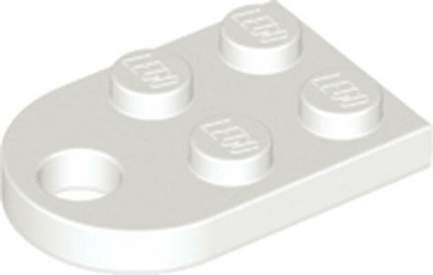 Деталь Lego 3176 Plate, Modified 2 x 3 with Hole