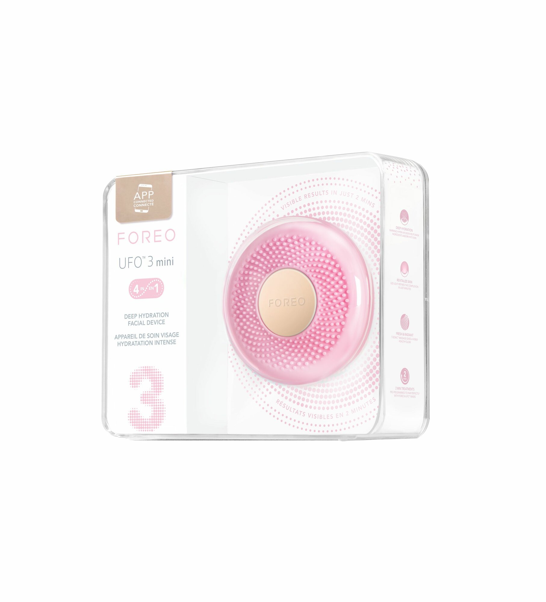 FOREO UFO 3 mini LED-девайс с термотерапией для мгновенного сияния кожи
