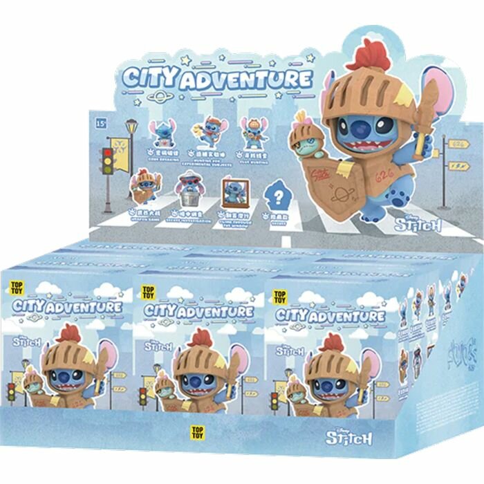 Фигурка Top Toy Lilo & Stitch - Stitch City Adventures Series Blind Box Vinyl Figure (1 шт в ассортименте)