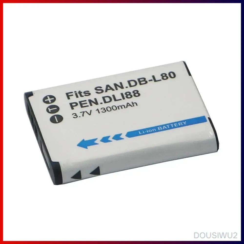 D-LI88 DB-L80 L80A DBL80 DLi88 батареи камеры, для Sanyo VPC-CG10 VPC-CG20 для батареи PENTAX VPC-CG88 CG100 P70