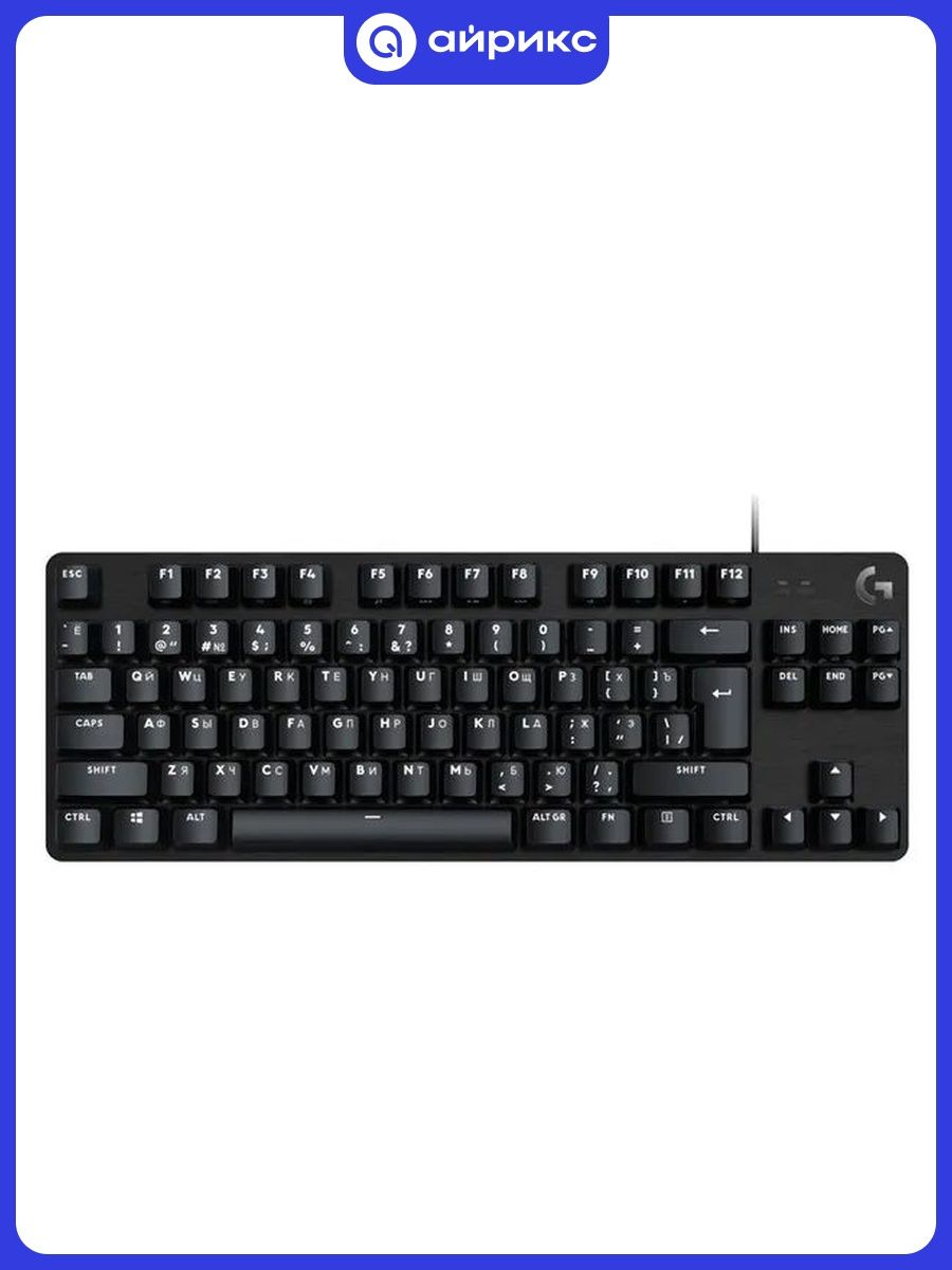 Клавиатура проводная Logitech Gaming Keyboard G413 TKL SE Mechanical 920-010447 , компактная, 87 клавиш, черная