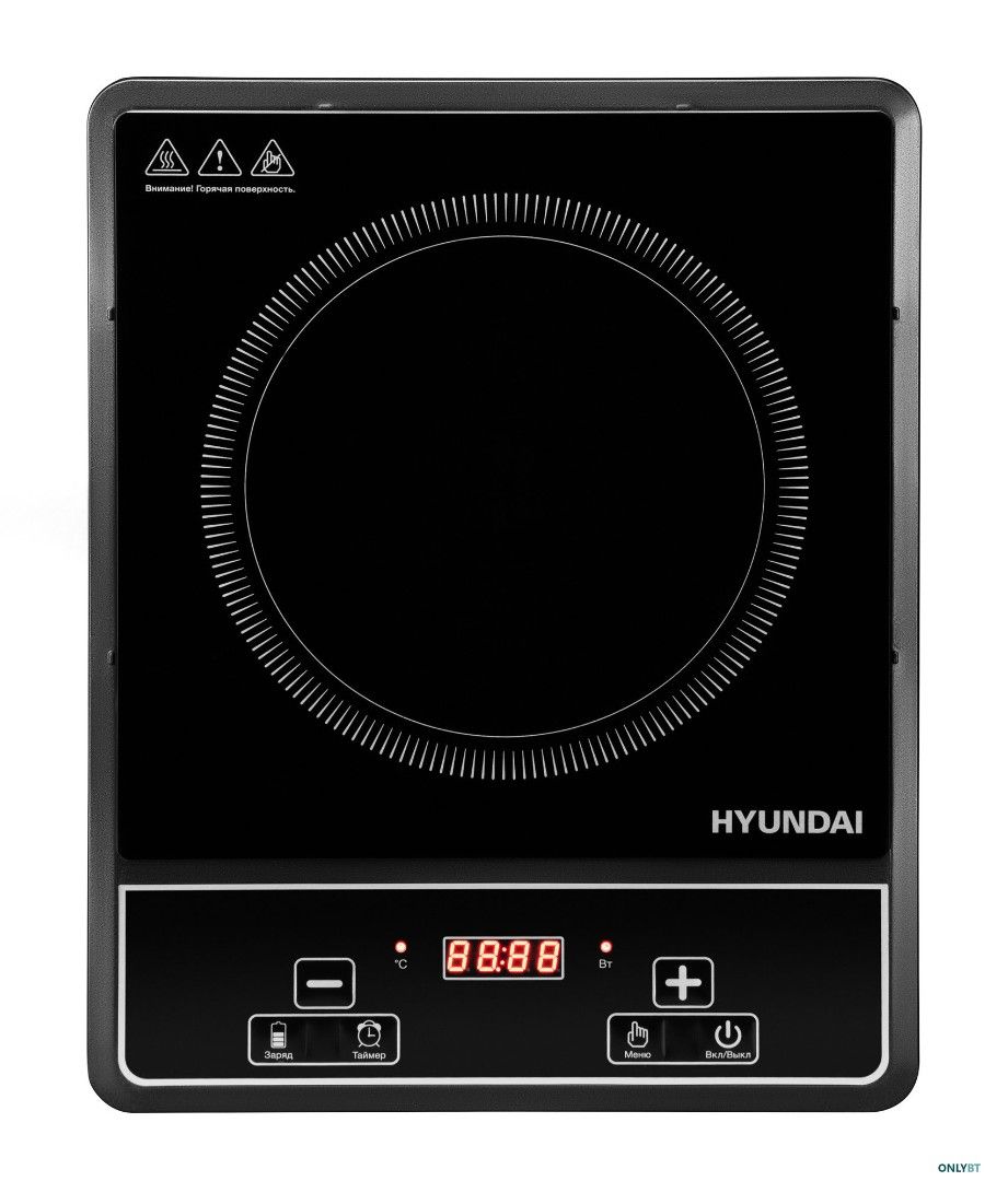 Плита настольная Hyundai HYC-0121 чёрный